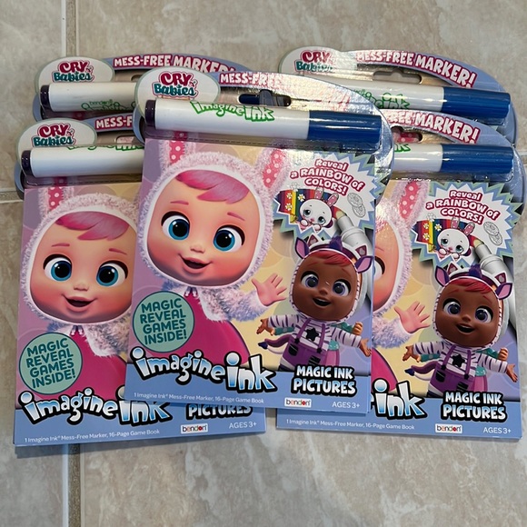 Cry Babies | Toys | Nwt 5pc Imagine Ink Cry Babies Magic Ink Pictured ...